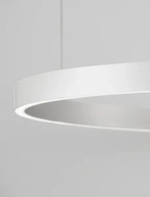 LED lustr Elowen 98 stříbrná