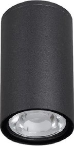 NV 9220022 Venkovní stropní svítidlo CECI černý hliník skleněný difuzor Osram LED 3W 3000K 100-240V 52st. IP65 - NOVA LUCE