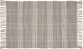 XXXLutz RUČNĚ TKANÝ KOBEREC, 60/90 cm, šedá Boxxx - Vlněné koberce - 006767012192
