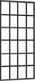 Posuvné dveře se sadou kování černé 90x205 cm ESG Glass 3375854