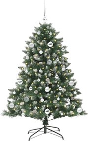 Umělý vánoční stromeček Zelená 150 cm PVC, plast a ocel 3395226