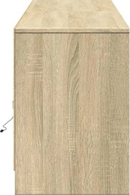 TV skříňka s LED dub sonoma 180 x 34 x 50 cm kompozitní dřevo 3307914