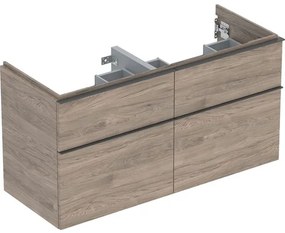 Geberit iCon Skříňka pod dvojité umyvadlo 118,4 x 61,5 cm, ořech hickory 502.309.JR.1