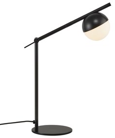Nordlux Contina  , stolní lampa kov, sklo IP20 Varianta: opálové sklo, černá