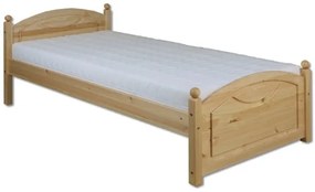 dřevěná jednolůžková postel z masivního dřeva LK126 pacyg