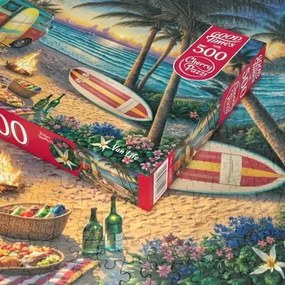 CHERRY PAZZI Puzzle Život v karavanu / 500 dílků / 50 x 34,5 cm