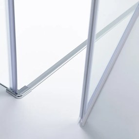 BPS-koupelny Čtvercový sprchový kout HYD-SK1390B 90x90 chrom/transparent - bez vaničky