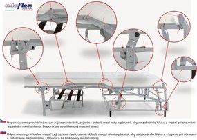 Rohová sedací souprava ONE s rozkladem na každodenní spaní, levá, 140, tm. šedá (jazz 22 graphite)