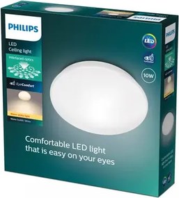 Philips Moire CL200 1x10W 25cm bílá / Přisazené LED stropní svítidlo /