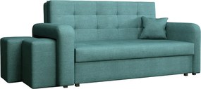 Pohovka VIVA III HOME + 2x taburet v ceně | 178 cm | LEVÁ | rozkládací + úložný prostor | VÝBĚR TKANIN