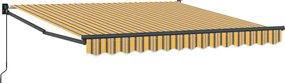 Stahovací markýza Vícebarevný 350 x 250 cm 3330313