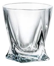 Crystal Bohemia sklenice Quadro 55 ml 6 ks
