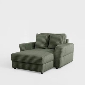 Křeslo loveseat zelené NOEMI