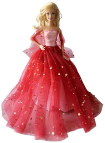 Šatičky  a botičky pro panenky Barbie (30 cm) Barva: A