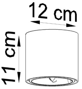 TIUBE Stropní světlo, bílá SL.0695 - Sollux