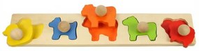 Bigjigs Baby Vkládací puzzle zvířata