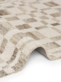 Vikosa, Kusový koberec Vikosa Boho 106277 Natural Cream Brown, 160x230, hnědá, ložnice