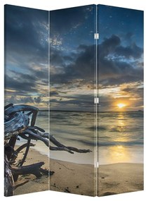 Paraván - Moře se západem slunce (126x170 cm)