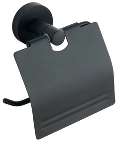 Aqualine SAMBA držák toaletního papíru s krytem, černá - SB207
