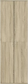 Skříň highboard dub sonoma 60 x 35 x 180 cm kompozitní dřevo 3276667