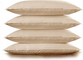 Polštář prachové peří 40x60 300g krémová sypka