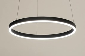 Závěsné černé designové LED svítidlo nad stůl Opus Black 39