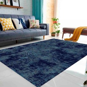 Conceptum Hypnose Kusový koberec EXFAB210, Šedá, Námořní Modrá Rozměr koberce: 160 x 230 cm