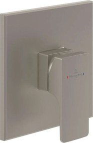 Villeroy & Boch Architectura Square - Sprchová baterie pod omítku, matný kartáčovaný nikl TVS12500400064
