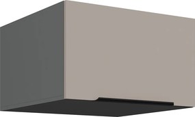 ARIA ta | horní skříňka 60 NAGU-36 1F výklopná | 60 cm | HLUBOKÁ | ANTI FINGERPRINT povrch | antracit/béžová