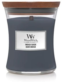 WoodWick 38277 - svíčka sklo střední - Indigo Suede