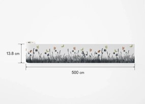 Samolepící bordura na zeď Zelená Pastvina | 5 m x 13.8 cm | DWB8273