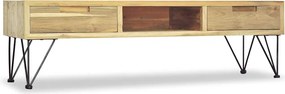 TV stolek 120 x 35 x 35 cm masivní teak 244575
