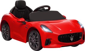 AIYAPLAY Elektrokáry pro děti +3 roky Maserati Gran Turismo Folgore 2 silné motory s elektrickým pohonem a 12V baterií, rychlost 3-5 km/h, 2.4G dálkov