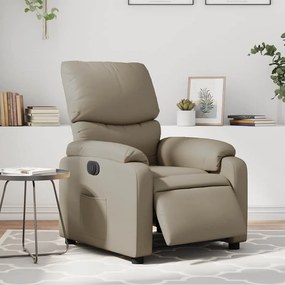 Elektrické polohovací křeslo cappuccino umělá kůže 3204878