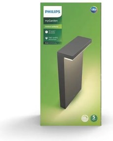 PH 16485/93/P0 LED Venkovní sloupkové svítidlo Philips Bustan 16485/93/P0 antracitové malé 2700K - PHILIPS (915005378501)