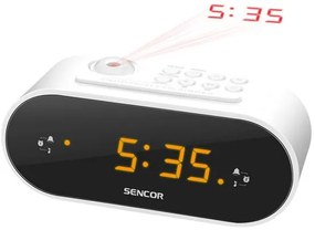 Radiobudík SENCOR SRC 3100 W White projekční