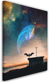Gario Obraz na plátně Kouzelná noc - Rokibul Hasan Rozměry: 40 x 60 cm