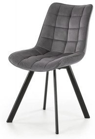 Designová židle Mirah tmavě šedá