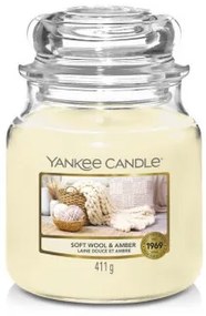 Aromatická svíčka, Yankee Candle Soft Wool & Amber, hoření až 75 hod.