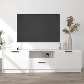 vidaXL TV skříňka 140 x 35 x 40 cm kompozitní dřevo [811452] Barva: Bílá