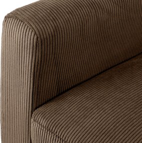 Křeslo Kioni manšestr – tmavě hnědá