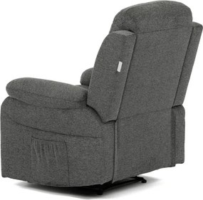 Polohovací křeslo šedé TV-4086 GREY2