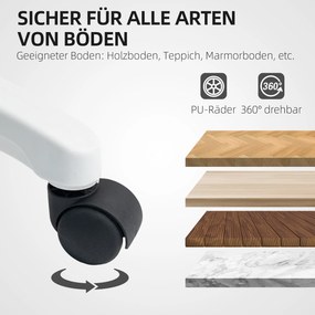 HOMCOM Ergonomická kancelářská židle s opěrkou zad z síťoviny, výškově nastavitelná, sklápěcí loketní opěrky, 5 koleček, houpací funkce, šedá