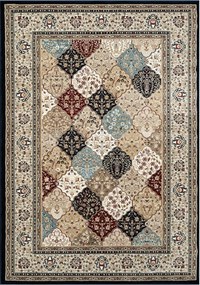 Angel Carpet, Kusový koberec Sultan 25 Blue/red, 60x110, vícebarevná, kancelář