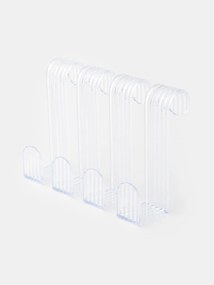 Sinsay - Sada transparentních závěsných háčků na dveře 4 pack - clear