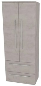 Mereo Mereo, Bino, koupelnová skříňka vysoká 163 cm, dvojitá, Multidecor, CN699ACST