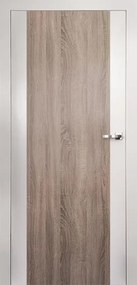 Interiérové dveře vasco doors LEON DUO model 4 Průchozí rozměr: 70 x 197 cm, Orientace dveří: Levé dveře, Dekor: Dub šedý