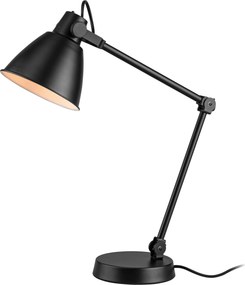 Livarno Home LED stolní lampa s naklápěcím ramenem s pružinovým kloubem (černá)