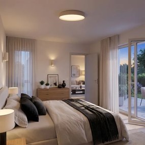 Brilagi -LED Stmívatelné stropní svítidlo LUCIA LED/60W/230V pr. 59 cm béžová+DO