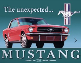 Plechová cedule Ford Mustang The unexpected